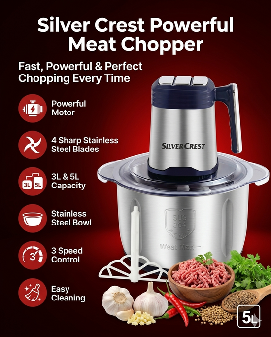 SilverCrest : Blenders Choppers Grinders Juicers Food Processors ...